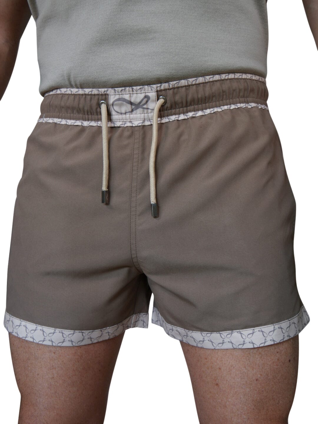 Caffe Signature Logo Euro Swim Trunks