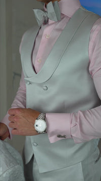 Silver Fiore Dinner Jacket