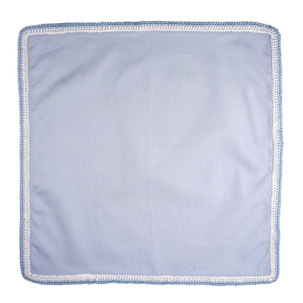 Powder Blu with White and Baby Blue Signature Border