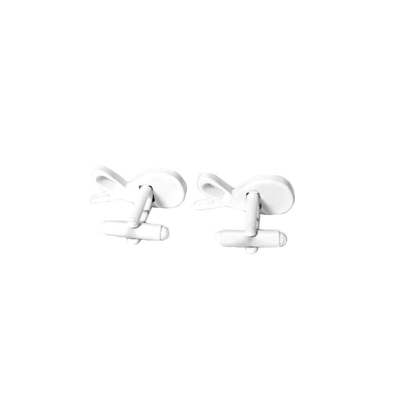 White Signature Cufflinks